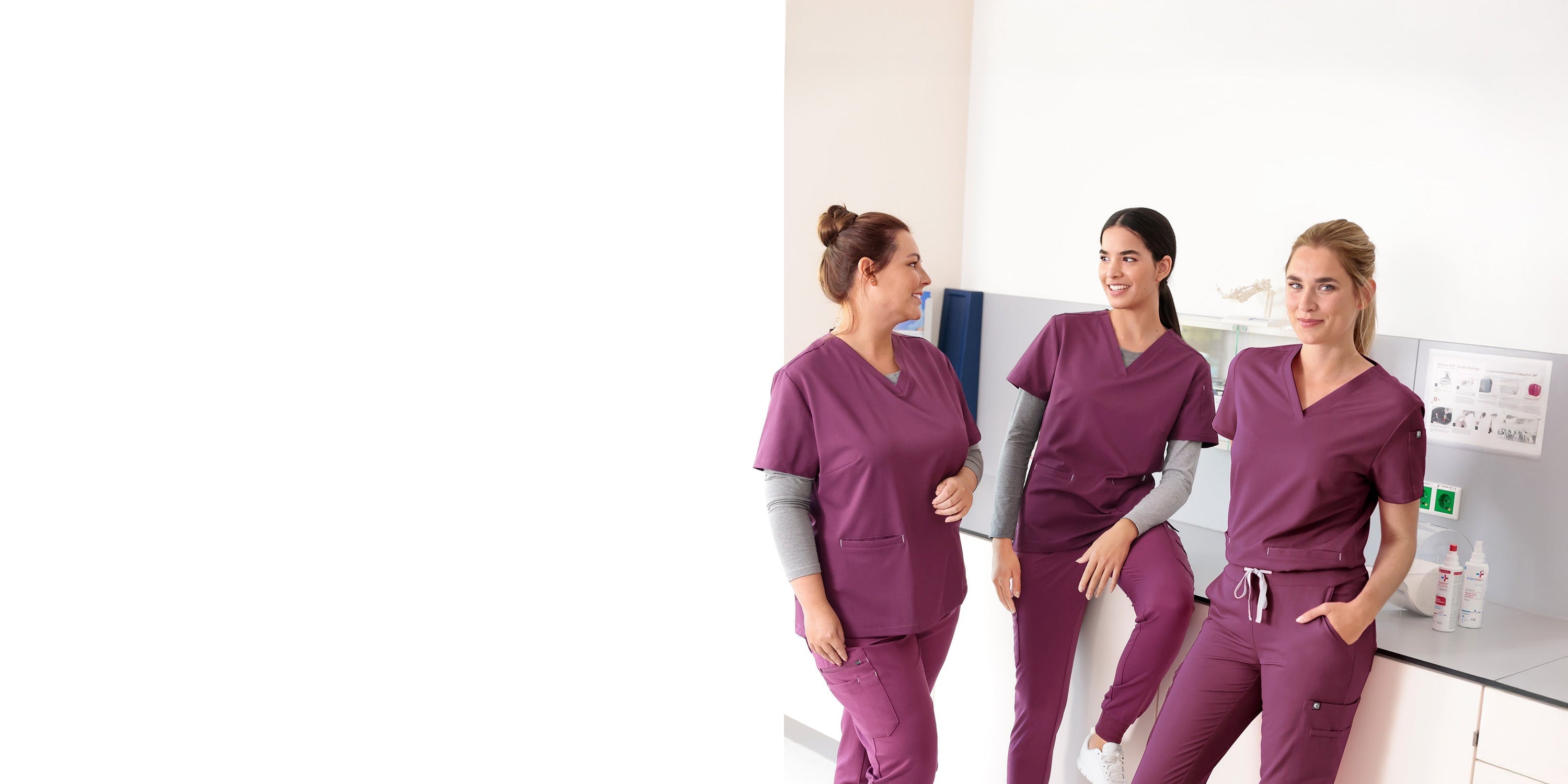 Tuniques à enfiler pour femmes pour les soins infirmiers, la pratique ...